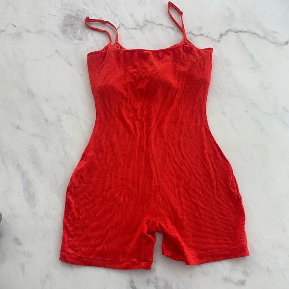 SKIMS | Pants & Jumpsuits | New Skims Soft Lounge Ribbed Onsie Romper ...